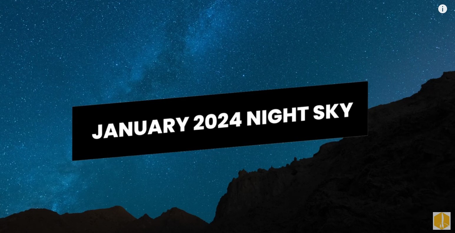January 2024 Night Sky - New Mexico Museum of Space History
